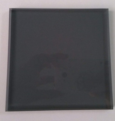 Apartment Tinted Tempered Glass Panels Nano Coated High Polished Edges supplier