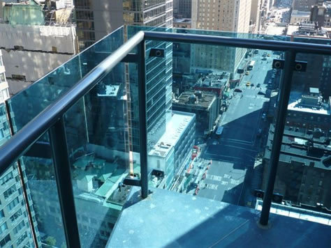Railing System Laminated Security Glass With PVB Interlayer supplier