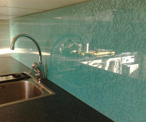 Ice Cracked Toughened Laminated Glass For Kitchen Splashbacks supplier