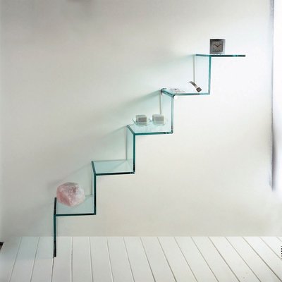 Curved Decorating Glass Shelves For Book Shelf 8 Mm Durable supplier