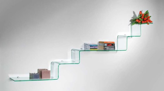 Curved Decorating Glass Shelves For Book Shelf 8 Mm Durable supplier