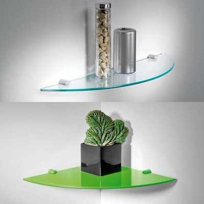Shop Commercial Glass Shelves Color Painted With Polished Edges supplier