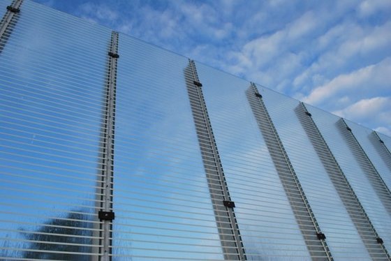 Highway Fence Safety Glass Panel , PVB Laminated Safety Glass supplier