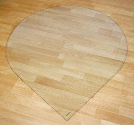 High Strength Fireplace Glass Bottom Plate Thermal Stability supplier