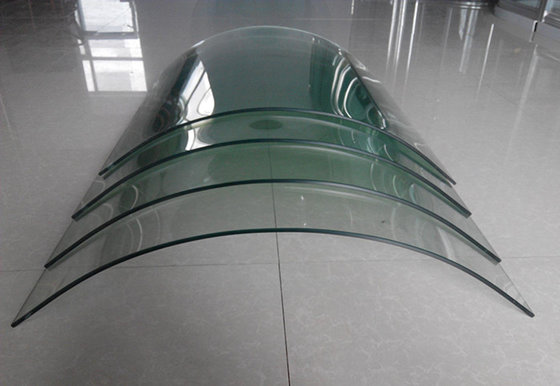 Custom Bent Glass , Tempered Bent Curved Glass For Pool Fencing supplier