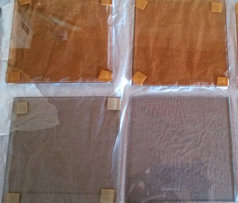 Round Bronze Tinted Table Top Glass Withstands Abrupt Temperature supplier