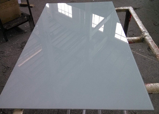 Opaque White Railing Glass Easy Cleaning Nano Coating High Purity supplier