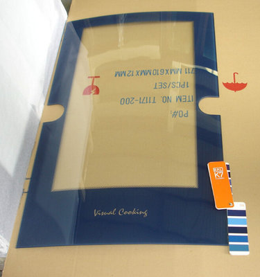 Printed Curved Low E Tempered Glass Oven Glass Panel Oven Door Outer Glass supplier