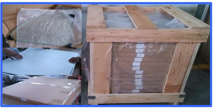 Wine Cabinet Tempered Glass Panel Transparent 3 mm Thickness