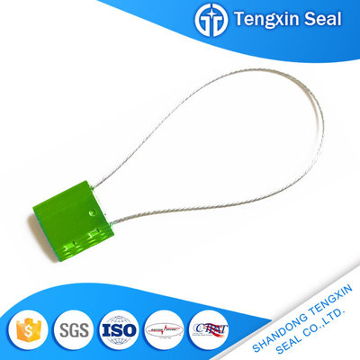 TX-CS102 Higher cost performance numbered marks hot stamping cable lock security cable seal for container doors