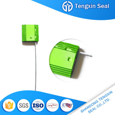 TX-CS102 Higher cost performance numbered marks hot stamping cable lock security cable seal for container doors