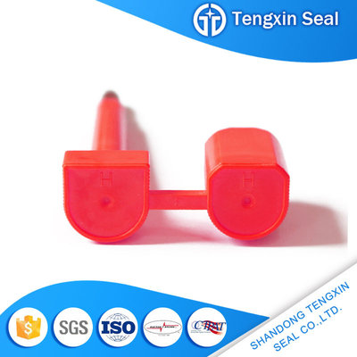TX-BS303 China mechanical seal anti-rotating barcode red/yellow/white bolt seal