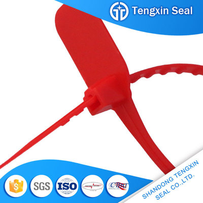 TX-PS106 China supplier high stable quality logo markable red/yellow/green 300mm plastic seal