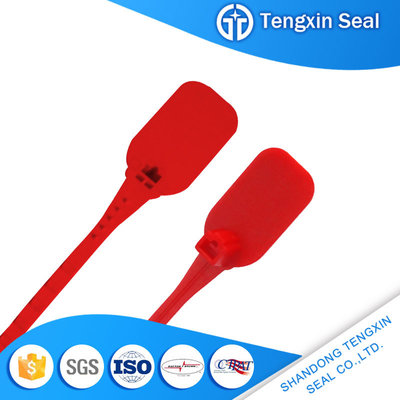 TX-PS106 China supplier high stable quality logo markable red/yellow/green 300mm plastic seal