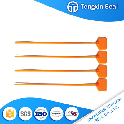 TX-PS108 Factory direct price raw material plastic safety 300mm lock seal logo markable red/yellow/green