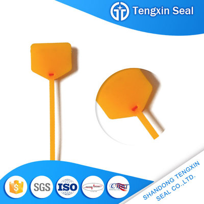 TX-PS108 Factory direct price raw material plastic safety 300mm lock seal logo markable red/yellow/green