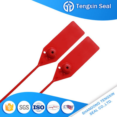 TX-PS109 Manufacturer metal insert serial number markable red/white/green/yellow plastic seal lock