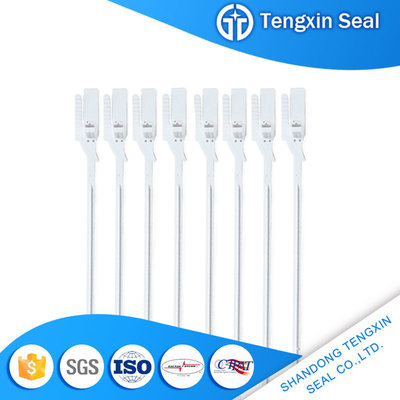 Tengxin TX-PS204 industry leading seal yellow/red/white logo markable plastic seals with ISO17712