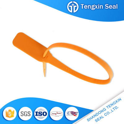 PP+PE truck plastic seal plastic seals TX-PS205 40cm yellow/red/blue/purple with free sample logo mark