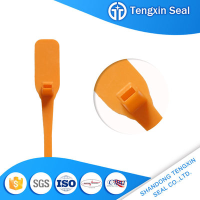 PP+PE truck plastic seal plastic seals TX-PS205 40cm yellow/red/blue/purple with free sample logo mark