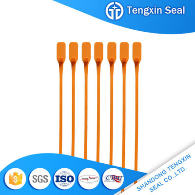 PP+PE truck plastic seal plastic seals TX-PS205 40cm yellow/red/blue/purple with free sample logo mark