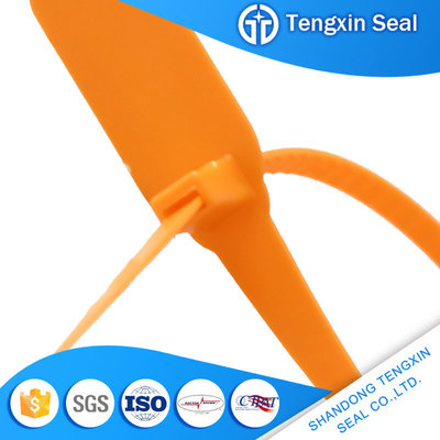 PP+PE truck plastic seal plastic seals TX-PS205 40cm yellow/red/blue/purple with free sample logo mark