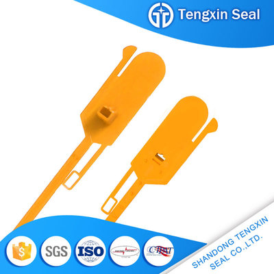 TX-PS208 PP/PE material yellow/red/white 400mm/300mm security plastic seal with logo markable