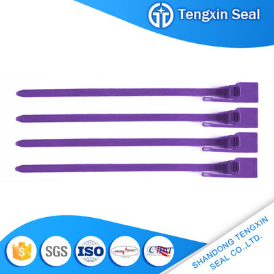 TX-PS209 HOT! Hot selling PP/PE material yellow/red/white 400mm/300mm plastic seals lock for trucks