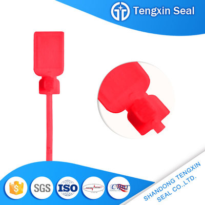 TX-PS213 Professional quality consistent locking yellow/red/blue logo desin security plastic seals