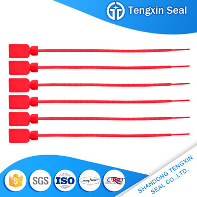 TX-PS213 Professional quality consistent locking yellow/red/blue logo desin security plastic seals