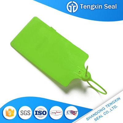 TXPS216 China free sample delivery tight security logicst seal yellow/white/red with logo mark