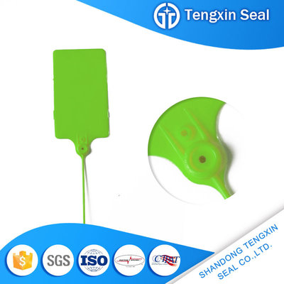 TXPS216 China free sample delivery tight security logicst seal yellow/white/red with logo mark