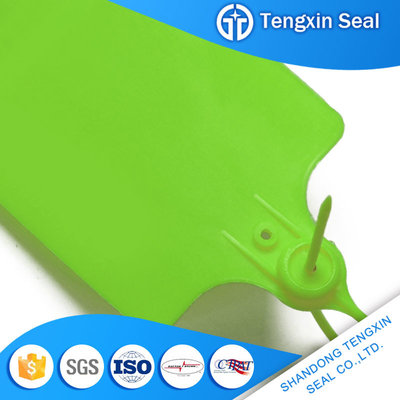 TXPS216 China free sample delivery tight security logicst seal yellow/white/red with logo mark