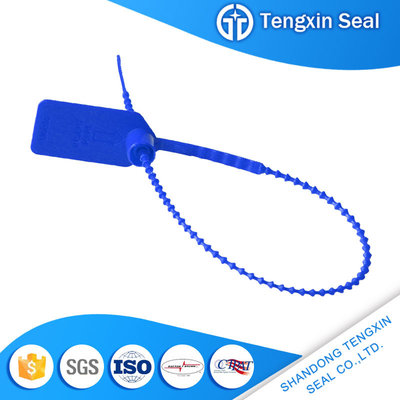 TX-PS301 China cheap security plastic seals for money tote bags yellow/white/red with logo mark