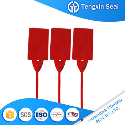 TX-PS 304 Professional manufacturer lowest price PP yellow/red/blue plastic strip seal with logo mark