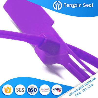 TX-PS 305 Hang tag Locking container seal yellow/white/blue lock seal with logo mark