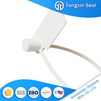 TX-PS404 China High Security pull tight plastic wire seal with logo mark in lable