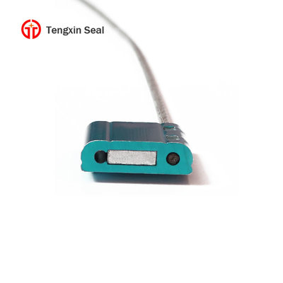 Large factory One Time Use low price yellow/red/blue aluminum container cable lock seal with logo marks
