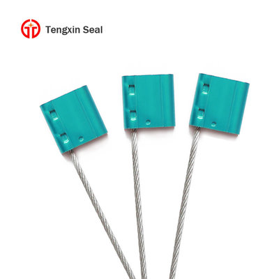 Large factory One Time Use low price yellow/red/blue aluminum container cable lock seal with logo marks