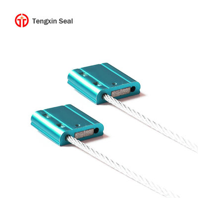 Large factory One Time Use low price yellow/red/blue aluminum container cable lock seal with logo marks
