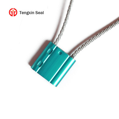 Large factory One Time Use low price yellow/red/blue aluminum container cable lock seal with logo marks