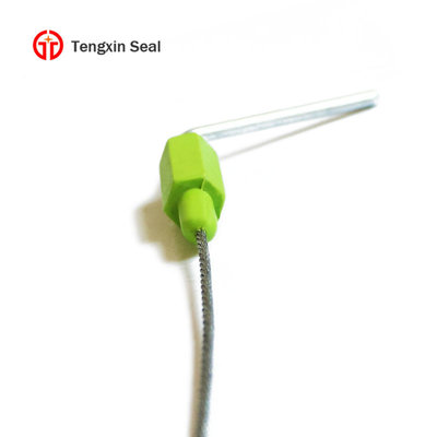 TX-CS402 Laser Printed or hot stamping  Wire rope security seals pull tight lock