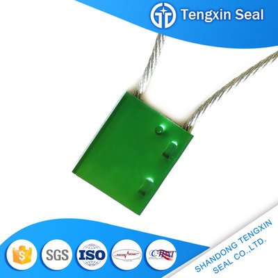 TX-CS107 One Time Use colorful aluminum head material dia 1.5mm/3.0mm wire cable seal with free sample delivery