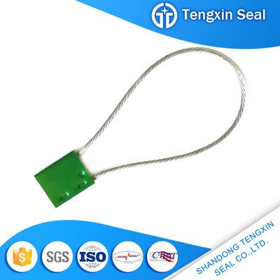 TX-CS107 One Time Use colorful aluminum head material dia 1.5mm/3.0mm wire cable seal with free sample delivery