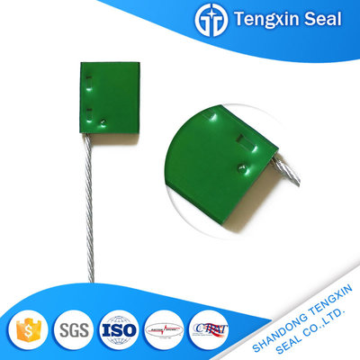 TX-CS107 One Time Use colorful aluminum head material dia 1.5mm/3.0mm wire cable seal with free sample delivery