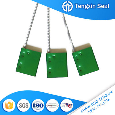 TX-CS107 One Time Use colorful aluminum head material dia 1.5mm/3.0mm wire cable seal with free sample delivery