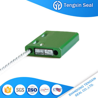 TX-CS107 One Time Use colorful aluminum head material dia 1.5mm/3.0mm wire cable seal with free sample delivery