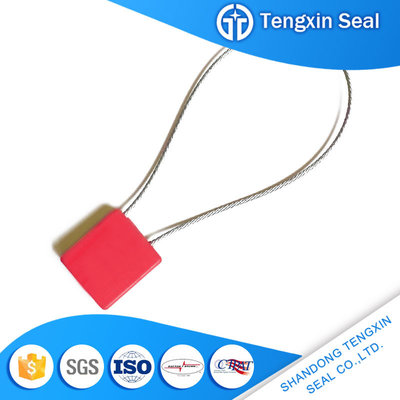 TX-CS109 Laser Printed or hot stamping heavy truck numbered security metal wire cable lock seal