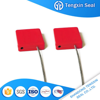 TX-CS109 Laser Printed or hot stamping heavy truck numbered security metal wire cable lock seal