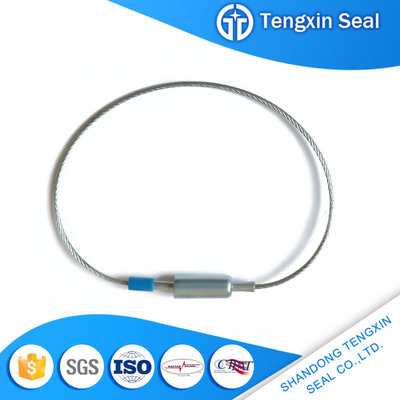 TX-CS202 Various colors customize one time use Numbered Laser Printed security 1.8mm cable seal with OEM ODM